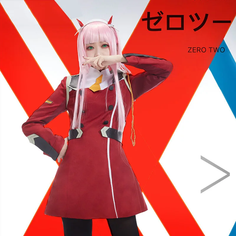 COSLEE-Anime-Darling-in-The-Franxx-DFXX-CODE-002-ZERO-TWO-Uniform ...