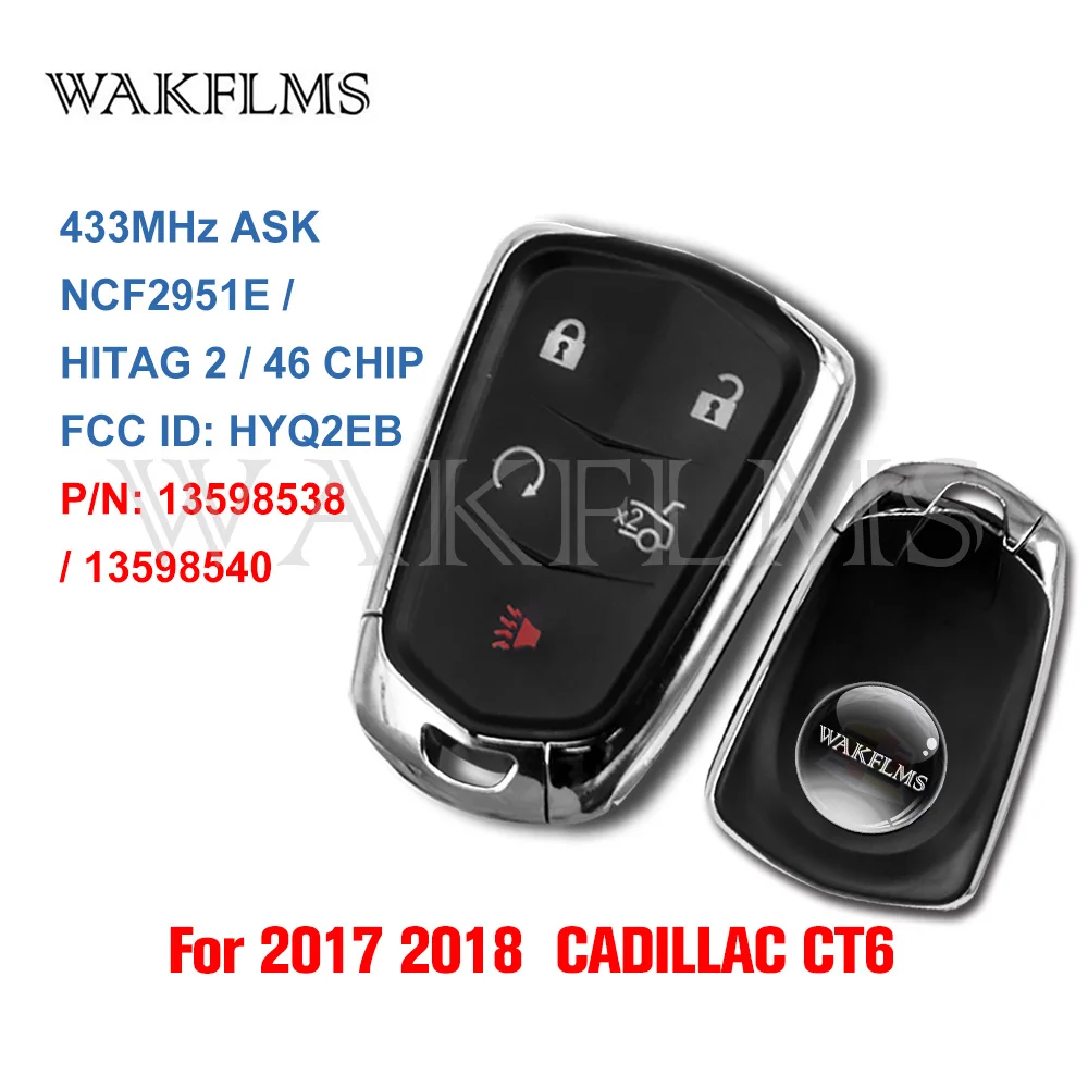For Cadillac CTS ATS XTS CT6 2014 2015 2016 2017 2018 2019 Smart Remote ...