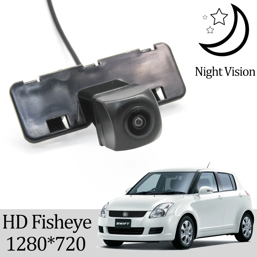 Owtosin HD 1280*720 Fisheye Rear View Camera For Suzuki Swift 2004 2005 ...
