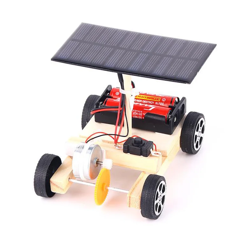 DIY Kits Solar car Science Experiment Kids STEM Electronic Educational ...