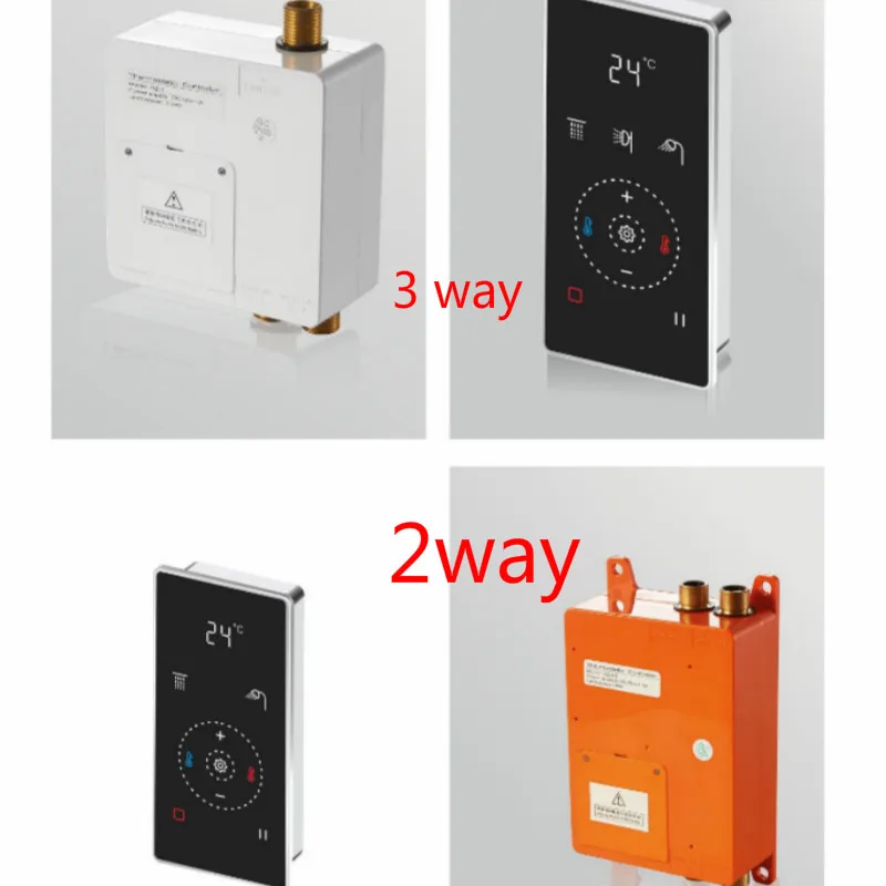 Digital Black Led Thermostat Faucet | Digital Shower Controller Display ...