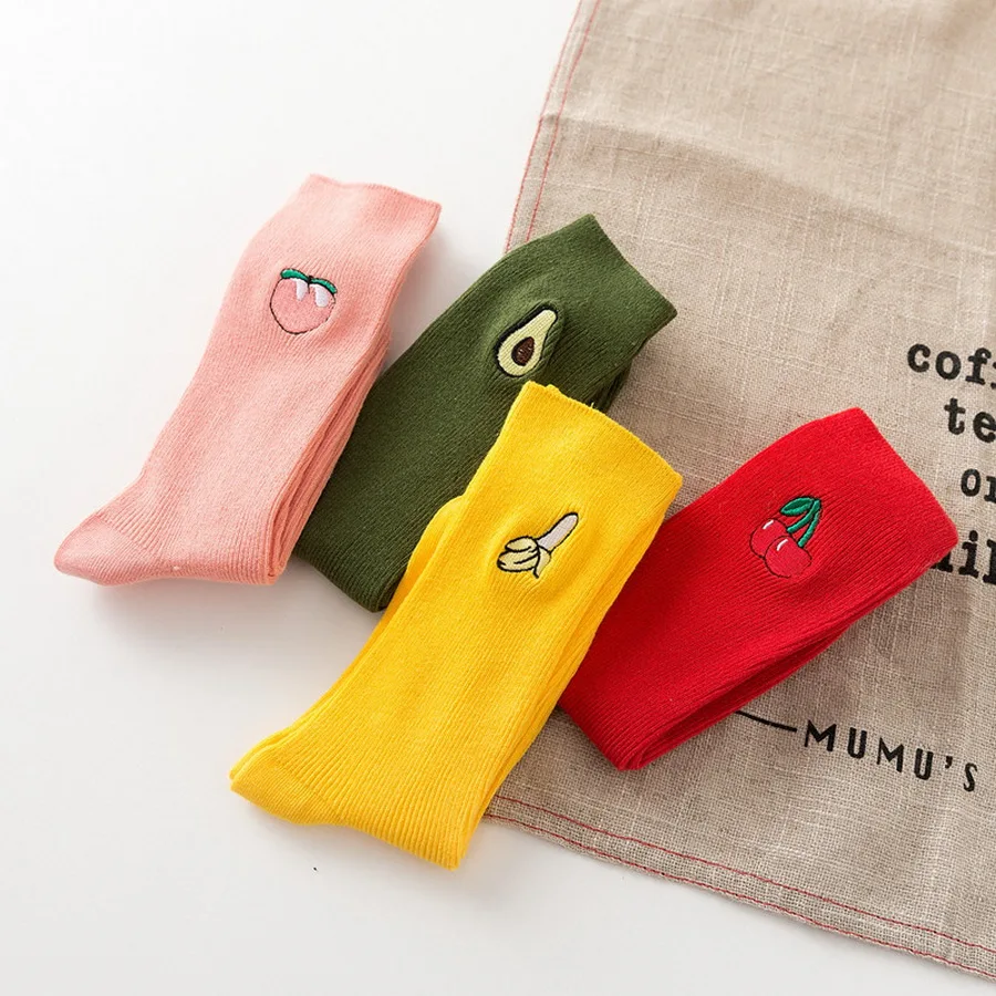 DHL-500pair-Cool-Skateborad-Short-Cartoon-Fruit-Sock-Art-Fashion-Cotton ...