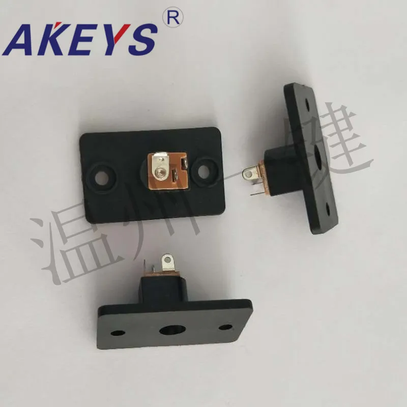 10 PCS DC 019A large panel DC power supply socket DC charging socket with screw hole massage ...
