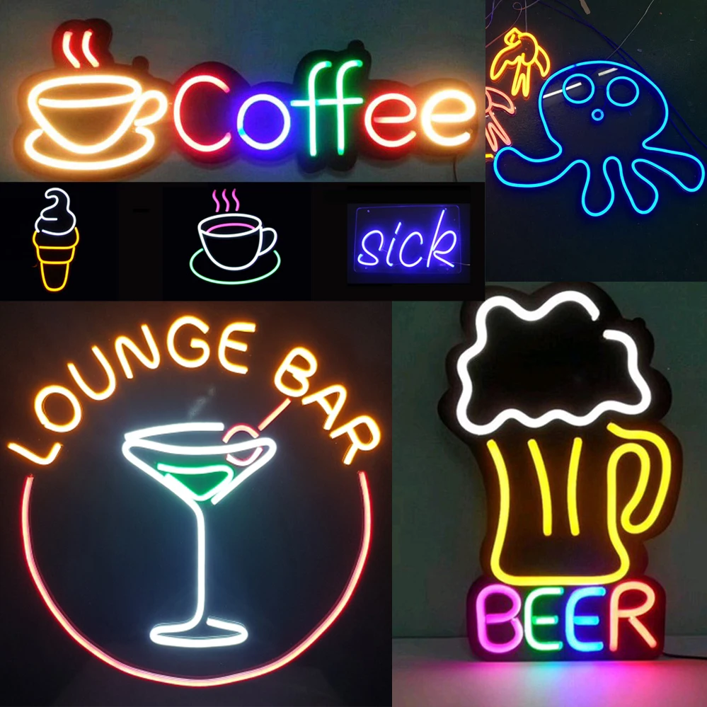 Super-Bright-Neon-Strip-LED-Light-Luzes-de-corda-flex-vel-Decora-o-para ...