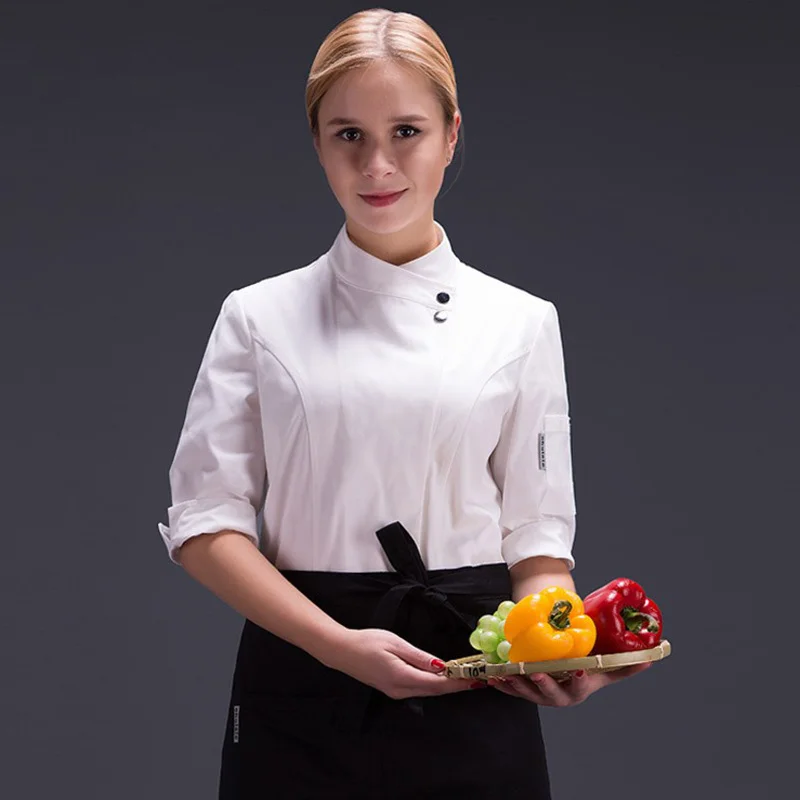food chef kitchen jacket white Hotel Uniform summer restaurant Waiter ...