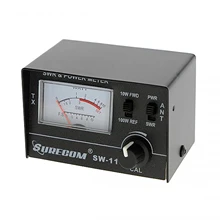 SURECOM SW-111 100 와트 SWR/전력계, CB 라디오 안테나, SWR 또는 상대 전력 테스트