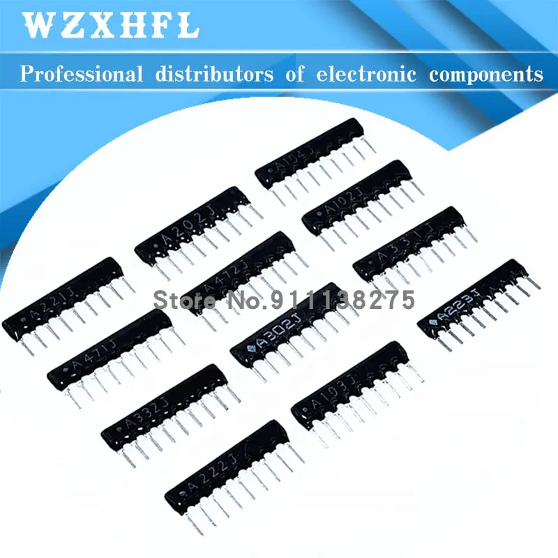 Matriz-de-red-de-resistencia-conmutada-A09-103-102-472-104-SIP-9-9 ...