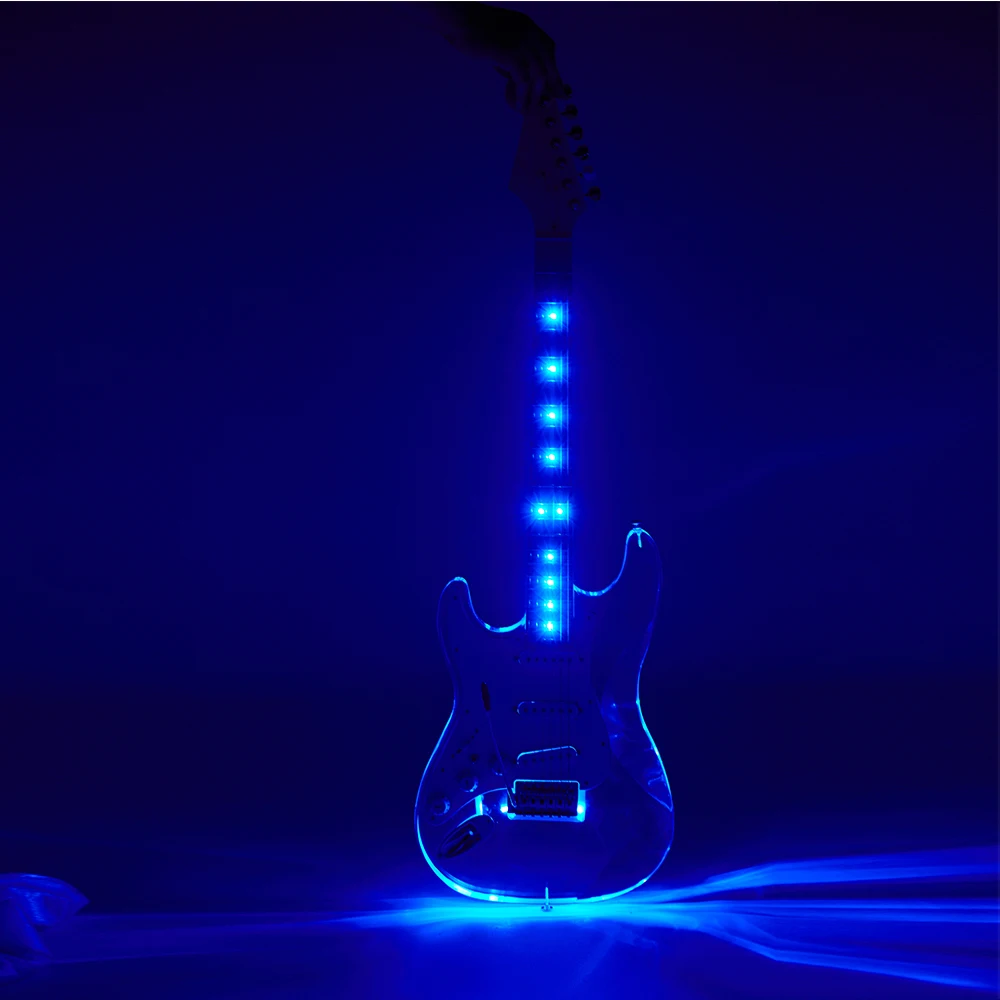 Blue Electric Guitar Wallpaper