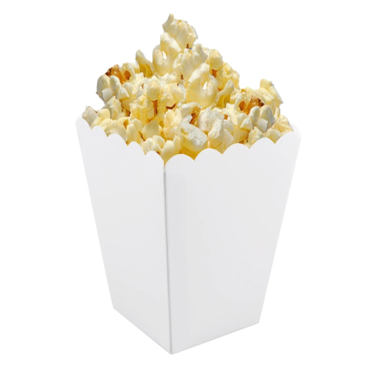 White Popcorn Box