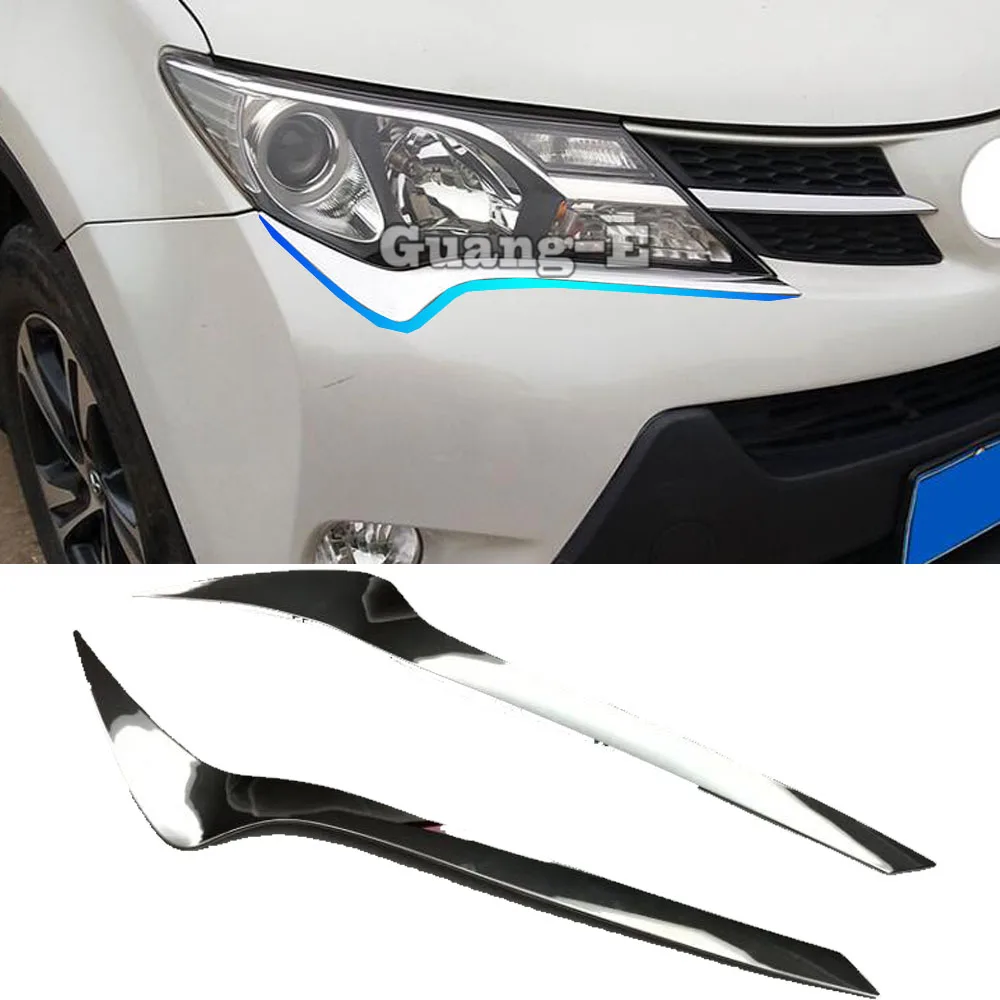 High Quality Car Body Front Head Light Lamp Hood Molding Frame Stick ...
