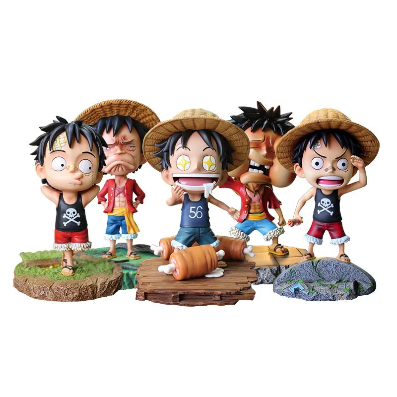 15CM Monkey D. Luffy Collectible Figure Model Statue | One piece ...