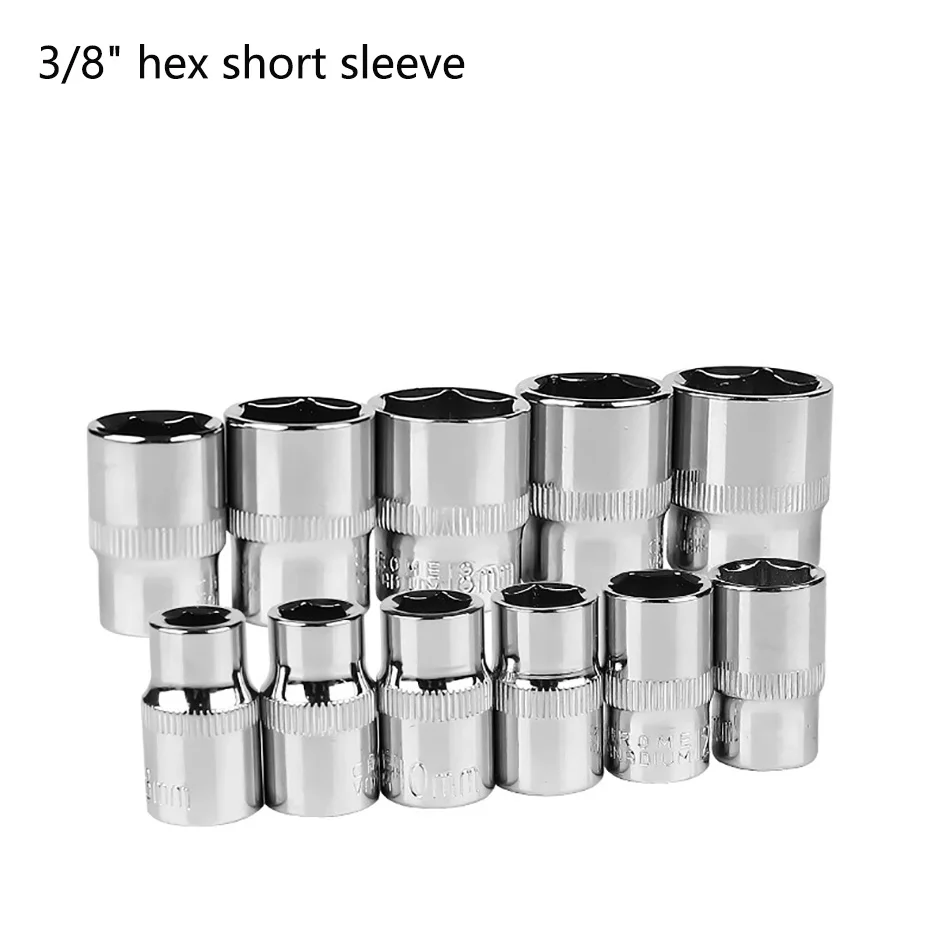 3/8 inch7-22mm sleeve six angle sleeve Convert hair Hex Deep Socket ...