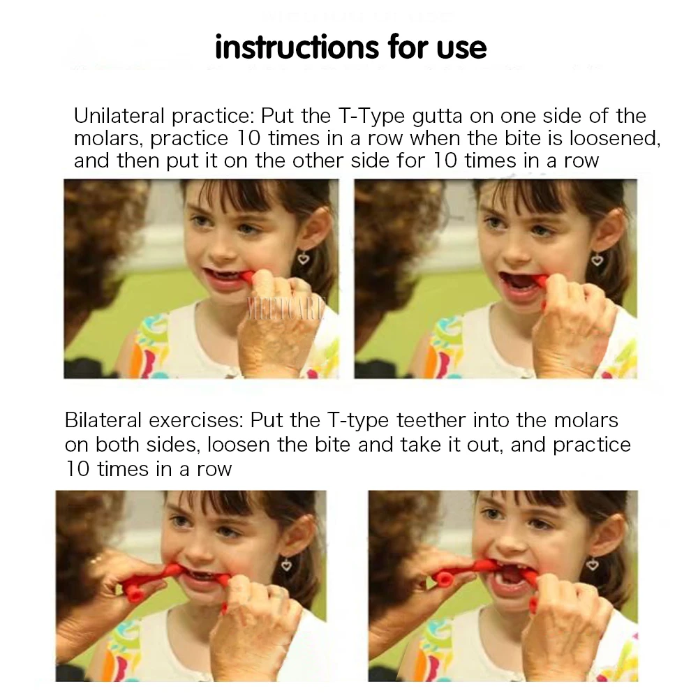 Kid Chewing Tube Speech Therapy Teeth Massager Children Talk Tools for ...