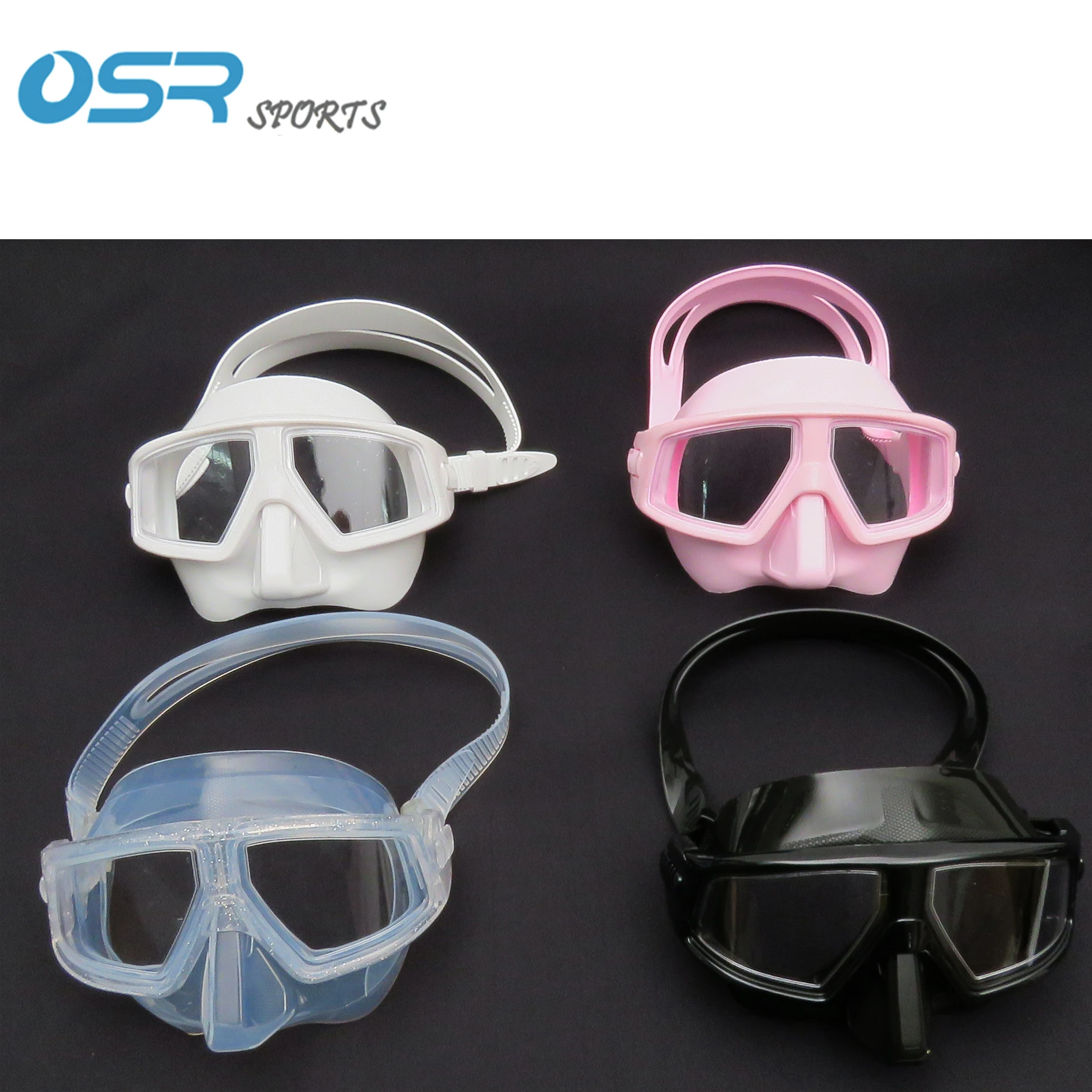 Freediving Mask curved with low volume for Men Women diving for scuba ...