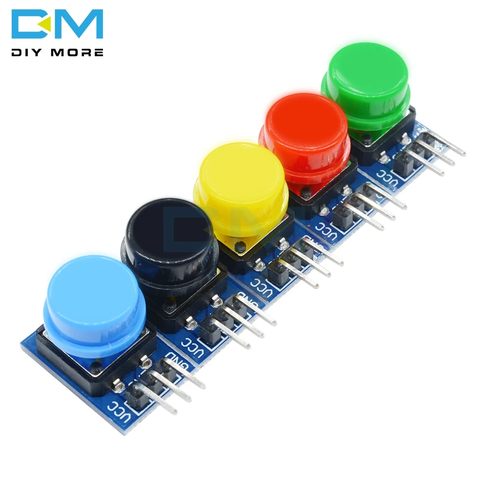 5pcs-12X12MM-Big-Key-Module-Big-Button-Module-Light-Touch-Switch-Module ...