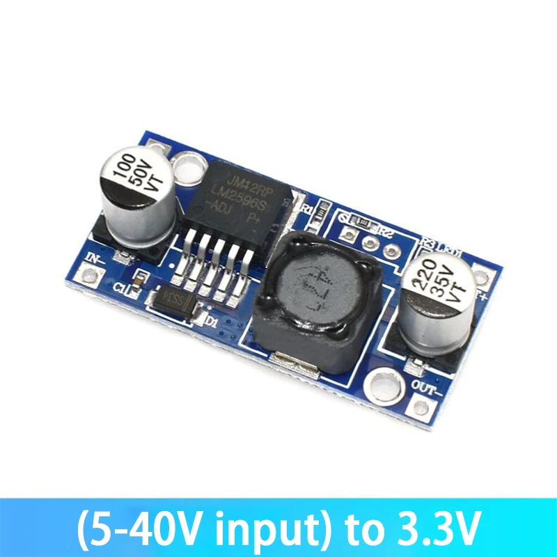 LM2596S DC-DC DC adjustable step-down power supply module regulator board 3A 12/24 to 12/5/3.3V ...