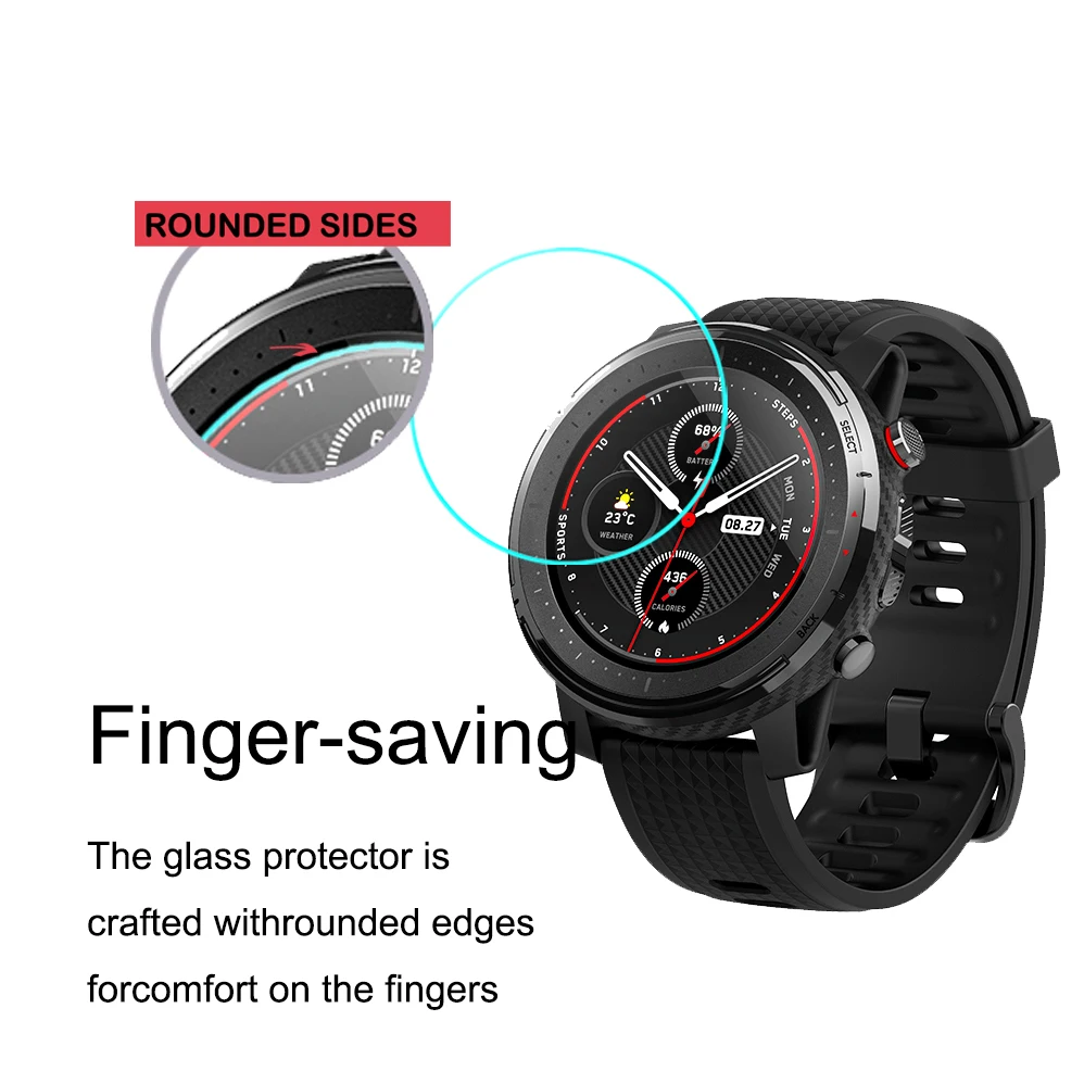 Scratch Guard Amazfit Verge Lite Screen Protector Gard® Screen ...