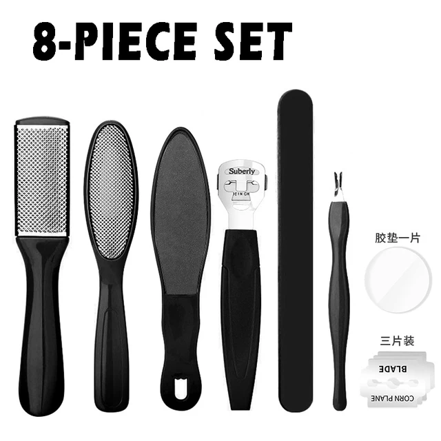 Pedicure Set Peeling and Exfoliating Calluses Foot Scrubbing Brush ...