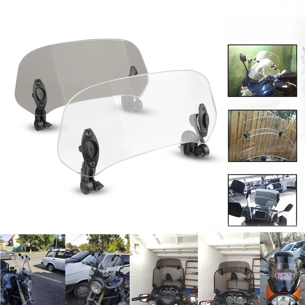 Motorcycle-Wind-Deflector-Windscreen-Windshield-for-BMW-R-1200-Gs-Honda ...