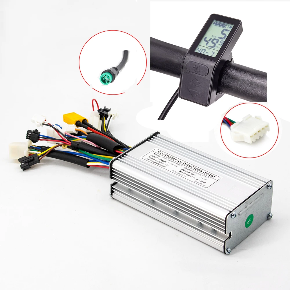 KT-controller-500w-25A-dengan-Kung-Teng-LCD4-LCD5-tampilan-ebike ...