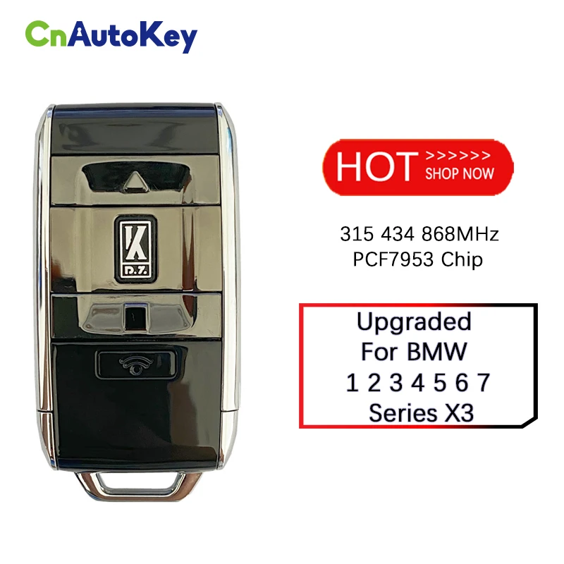 CN006097 315/434MHz 49 Chip CAS4+ KR55WK49863 Upgraded 4 Button Remote ...