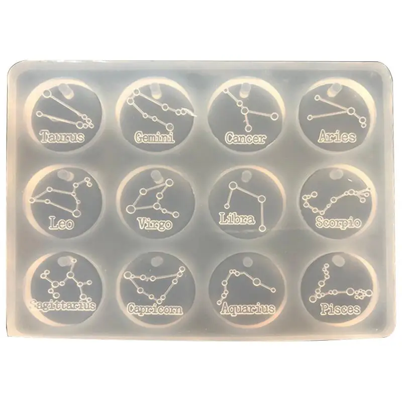 Molde-de-silicona-de-constelaci-n-creativa-forma-redonda-resina-DIY ...