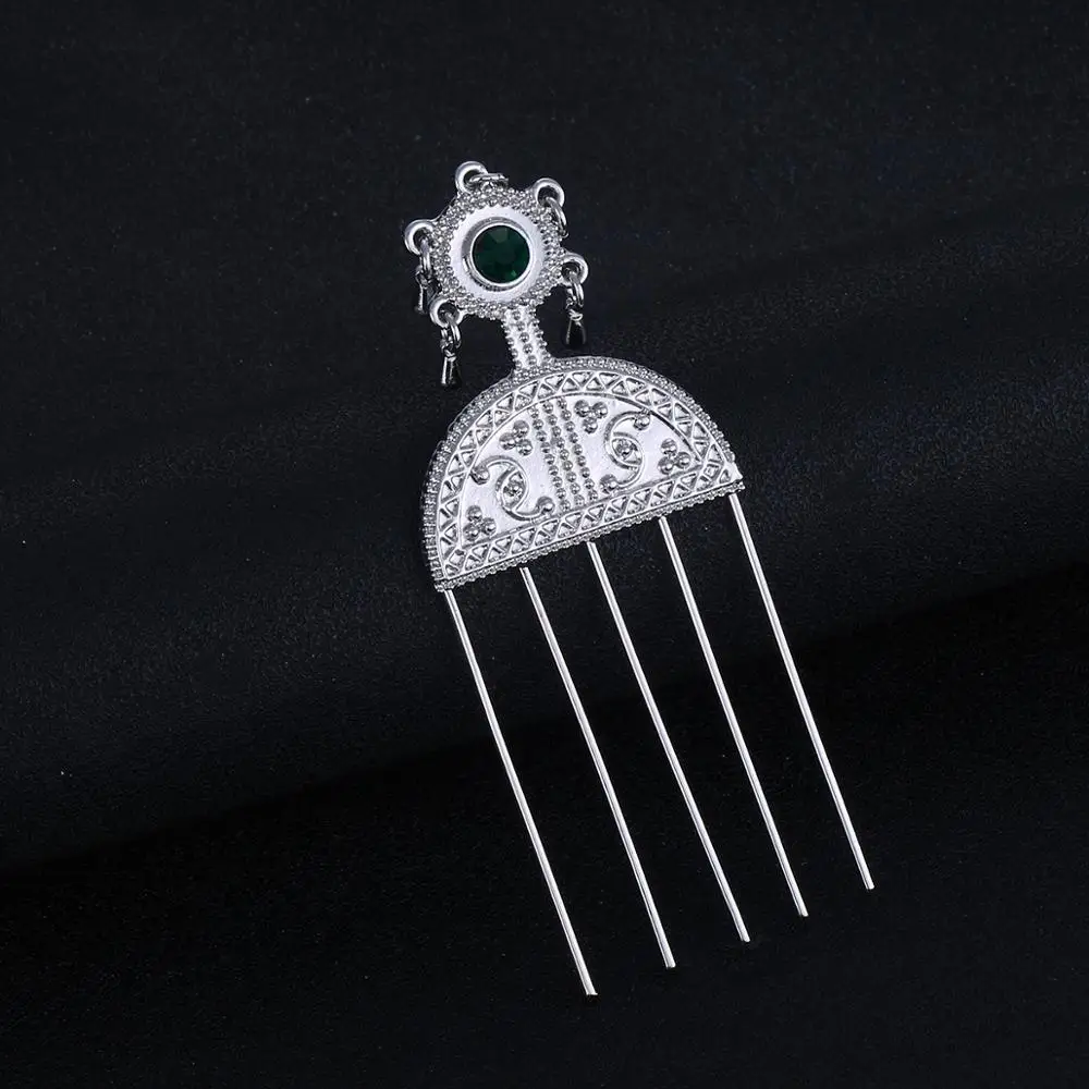Ethiopian Silver Color Hairpin Hair Piece Africa Hair Pin Eritrea Hair ...
