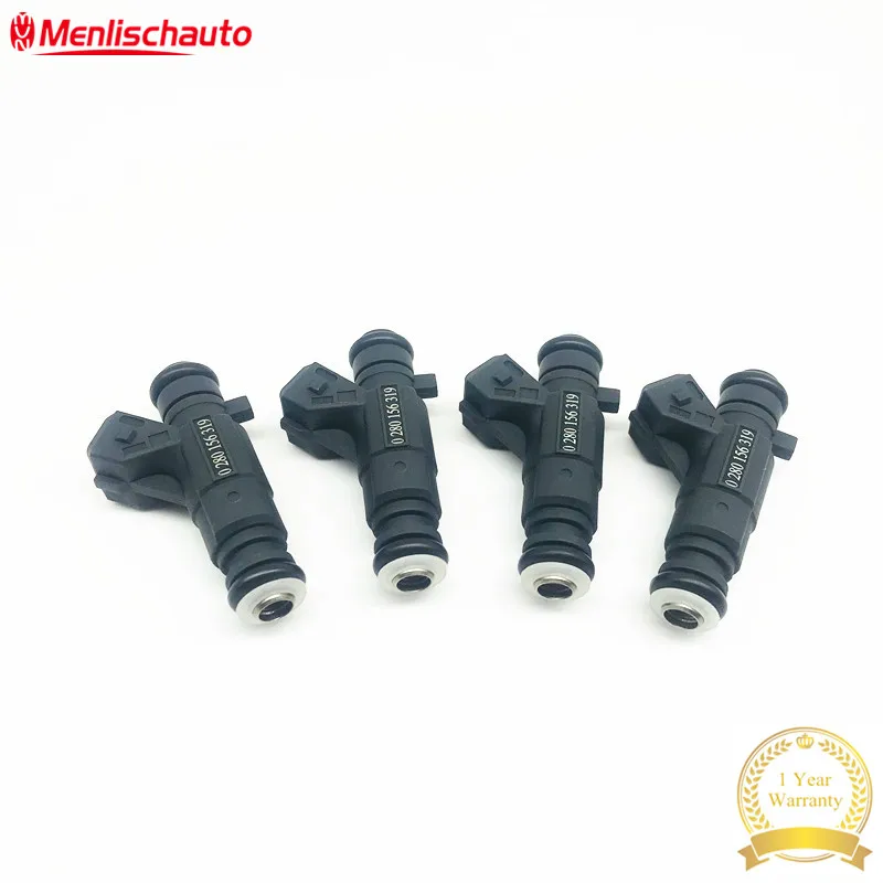 จัดส่งฟรี1 4 PCSหัวฉีดหัวฉีดสำหรับรถOEM:0280156319|หัวฉีดน้ำมัน ...