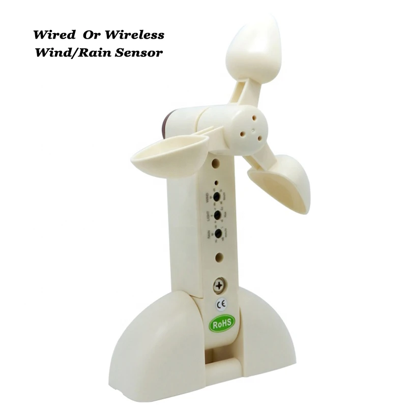 12V-Wired-or-Wireless-Wind-Sensor-Rain-probe-Detector-Weather-Sensor ...