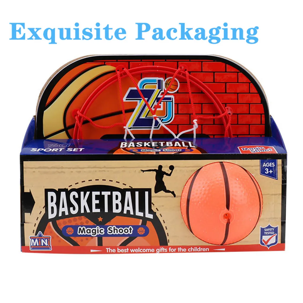Indoor Plastic Basketball backboard Hoop Basketball Box Mini Basketball ...