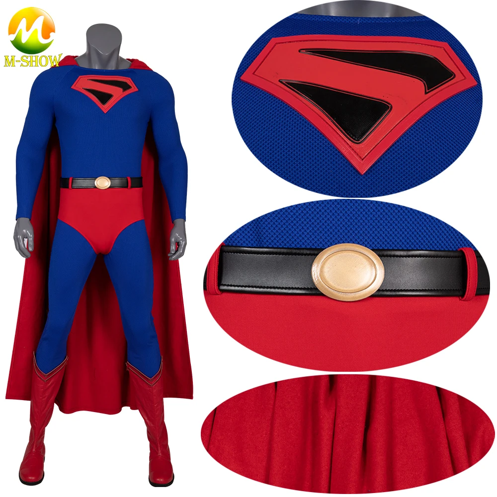 Comic Superhero Clark Kent Cosplay Costume Brandon Routh Kingdom Come ...