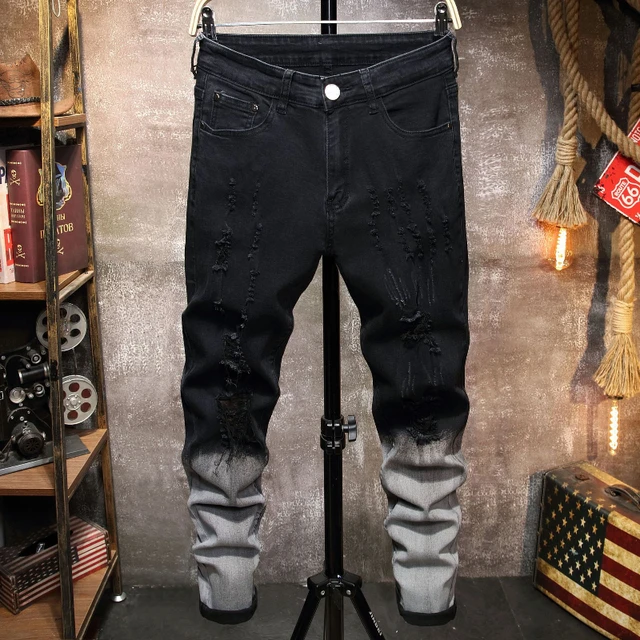 Black Designer Jeans For Men
