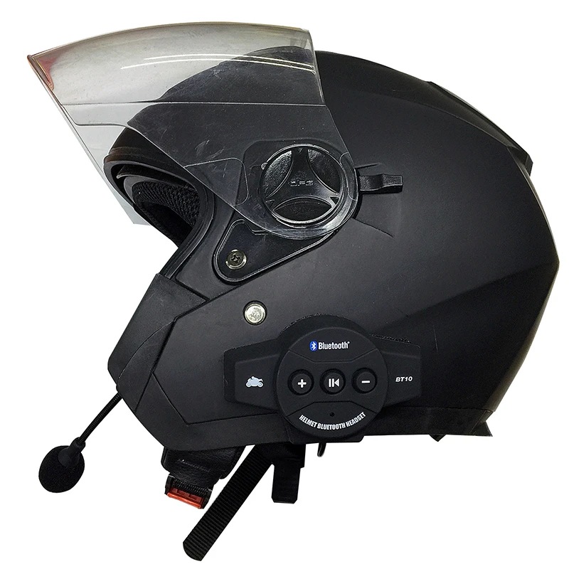 2023 Nieuwe Bluetooth Motorhelm Interphone Intercom Headset Draadloze ...