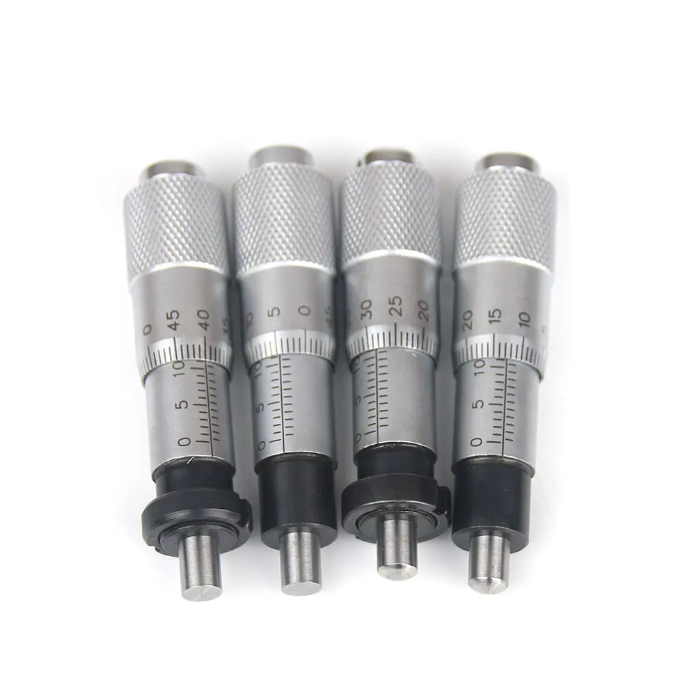 0-13mm-Range-Round-Plat-Type-Micrometer-Head-Measurement-Measure-Tool ...