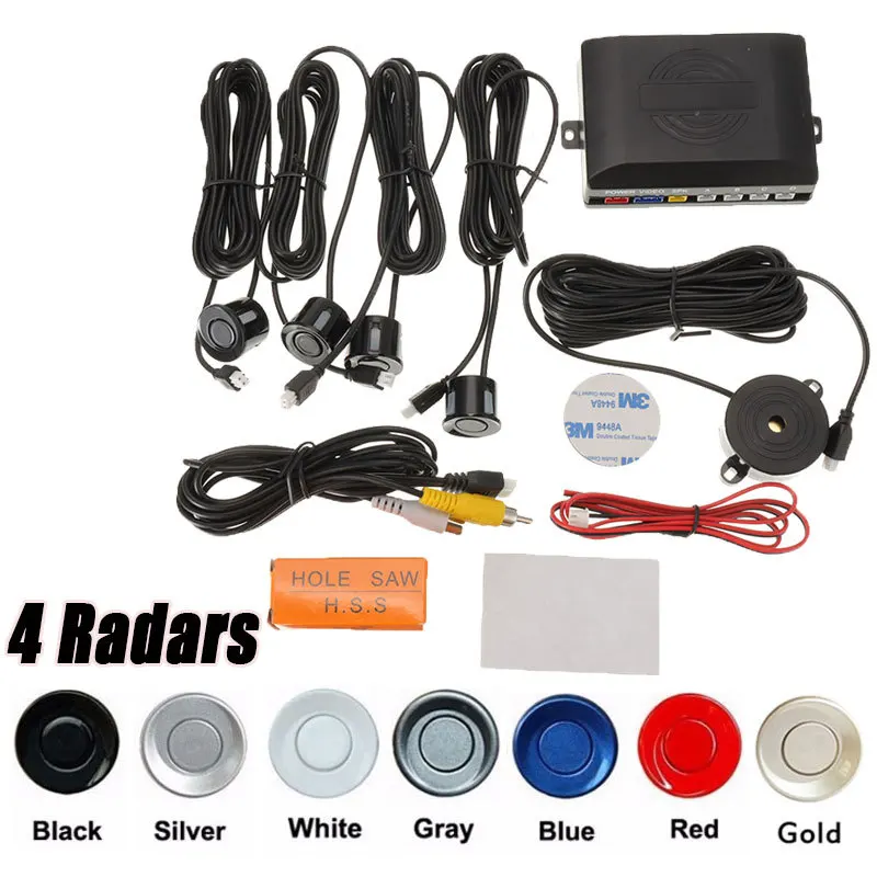 Car Parking Sensors Car Monitor Backup Distance Alarm Parking ...