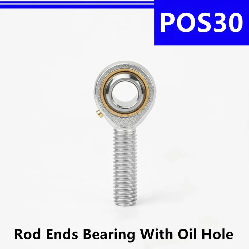 1Pcs-POS30-M30x2mm-Fish-Eye-Rod-Ends-Bearing-Male-Thread-Universal ...
