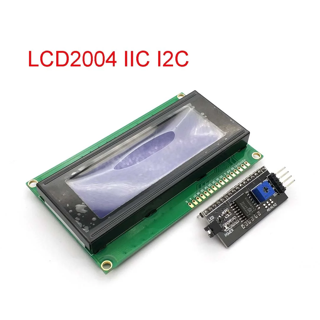 LCD2004-I2C-2004-20x4-2004A-Blue-Green-Screen-HD44780-Character-LCD-w ...