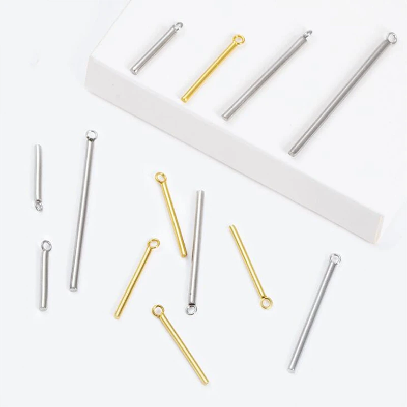 20pcs-10mm-20mm-40mm-Long-Metal-Bar-Stainless-Steel-Bar-Stick-Pendants ...