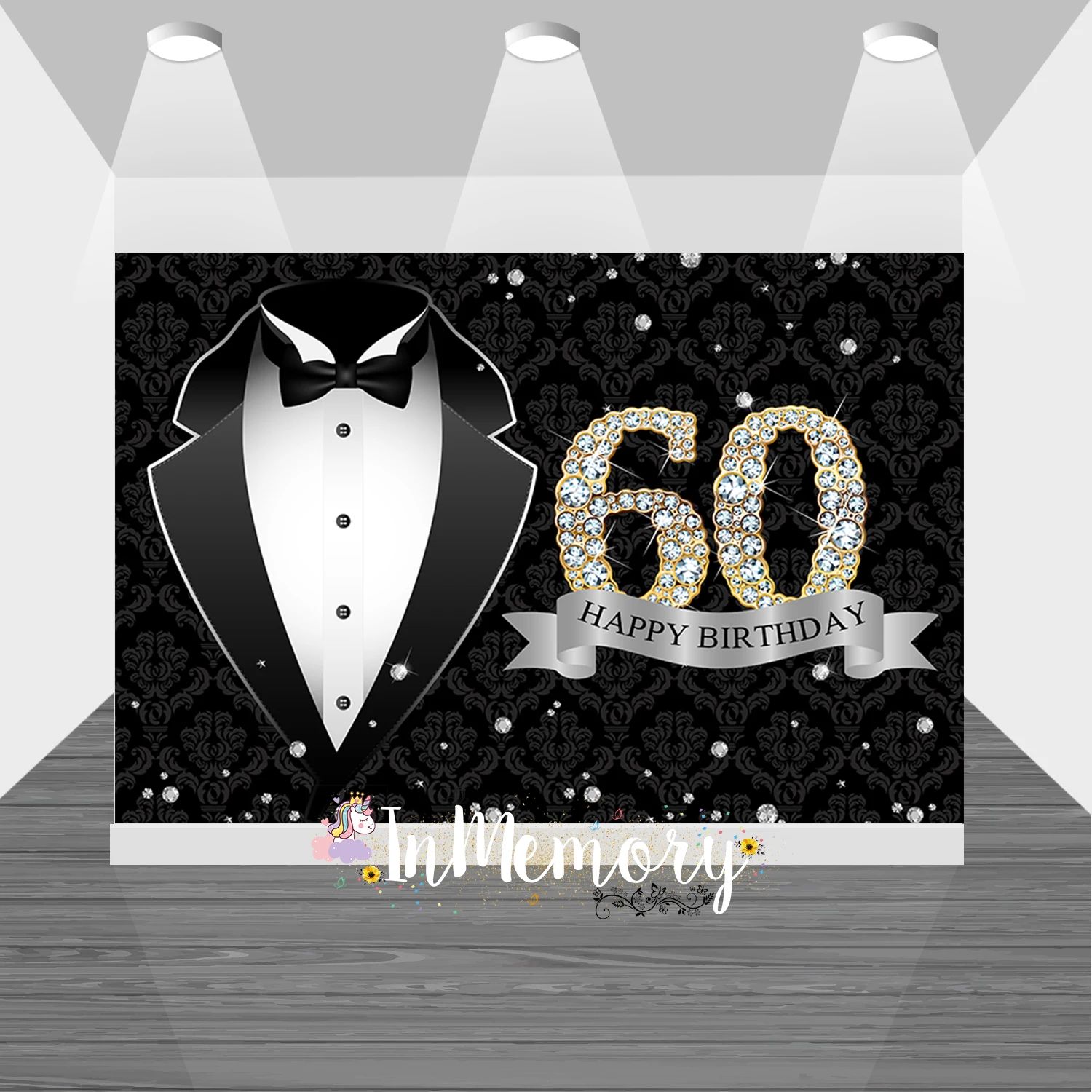 60th Birthday Invitation Background