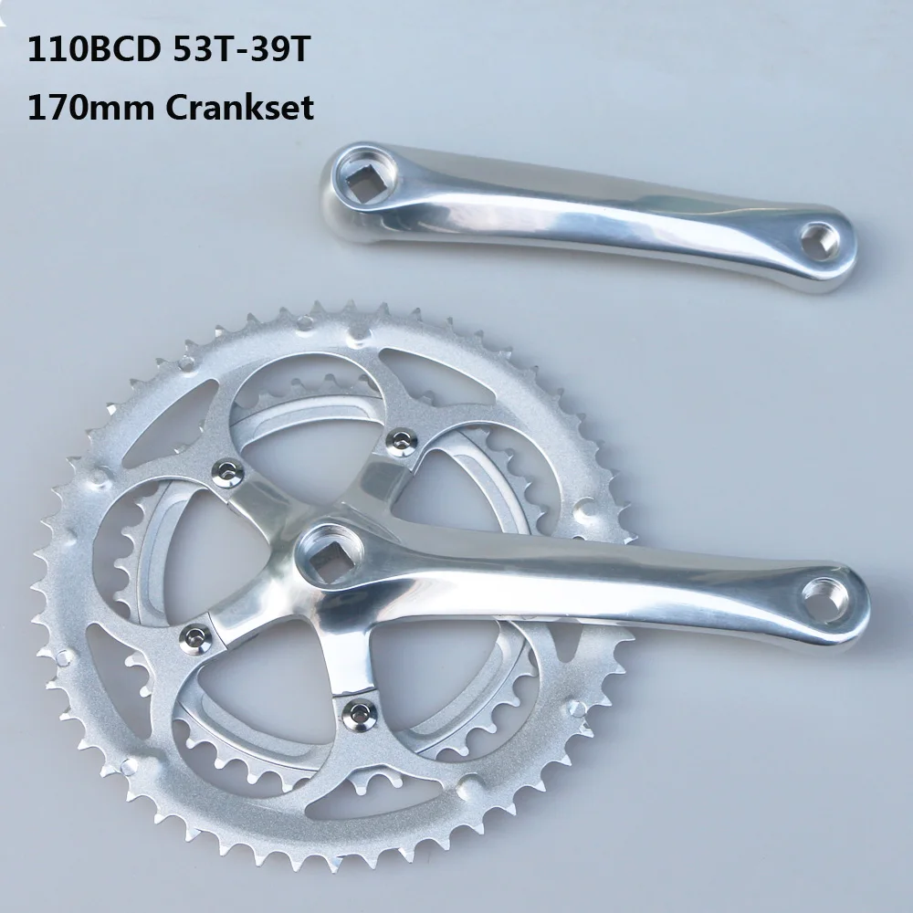 170-110-BCD-Road-Folding-Bike-Crankset-53T-39T-Chainwheel-Aluminum ...