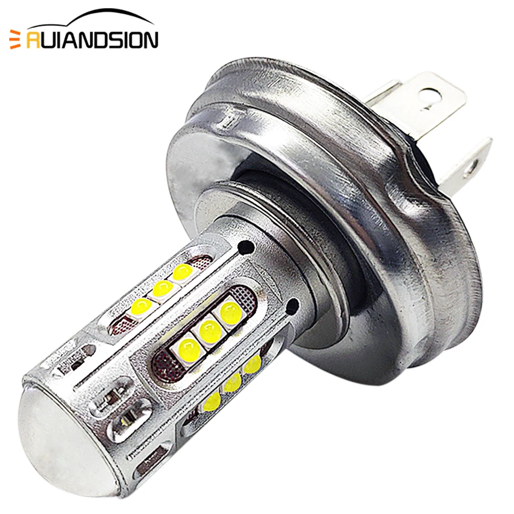 RUIANDSION 1X 11W P45T R2 C'REE 1000Lm Motorcycle ATV Headlight ...