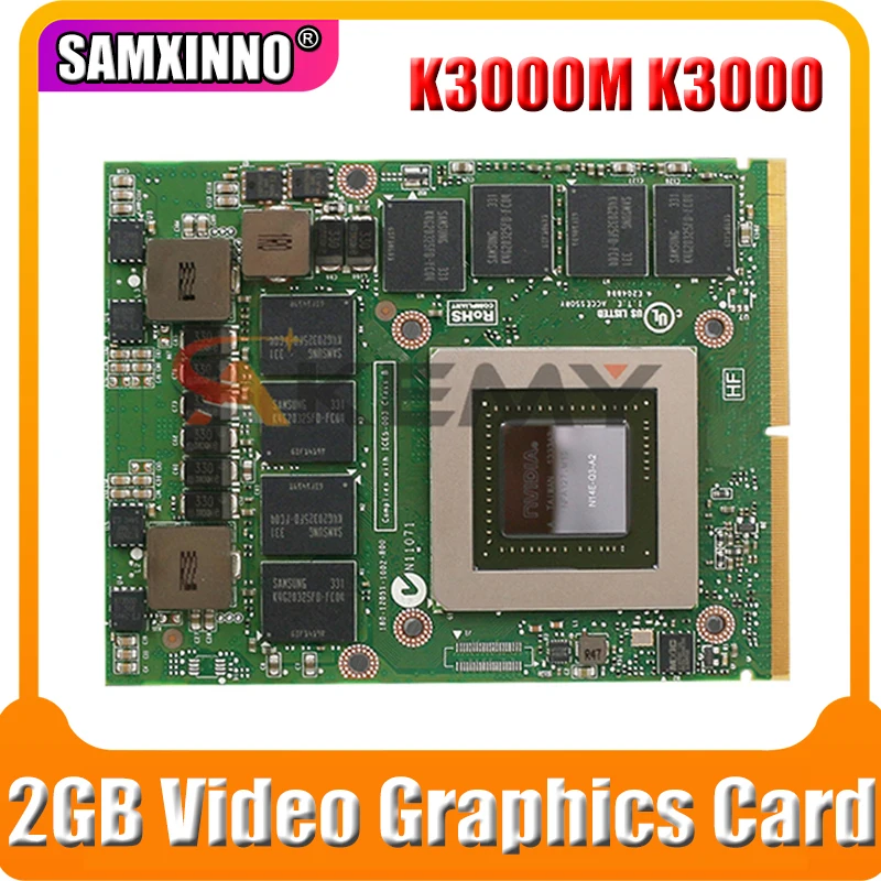 새로운 K3000M K3000 GDDR5 2GB 비디오 그래픽 카드 N14E Q1 A2 X 브래킷 iMac Dell M6700 ...