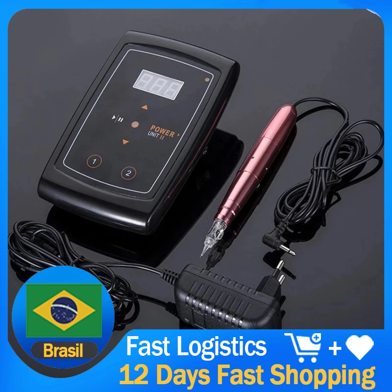 Dermograph 문신 기계 영구 메이크업 기계, Aparelho Hawk Pare MMP Completo lancanto ...