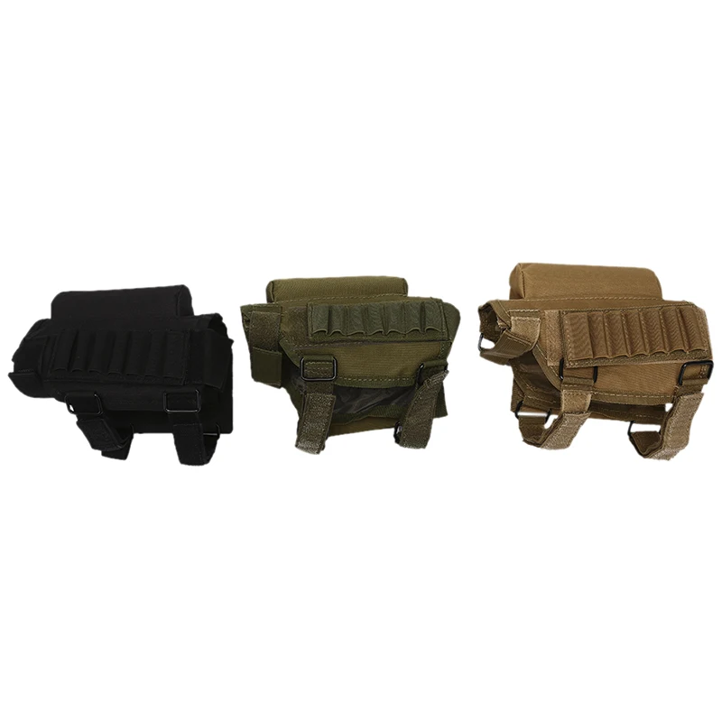 Adjustable Bullet Pouches Tactical Pouch Butt Stock Rifle Stock Cheek ...