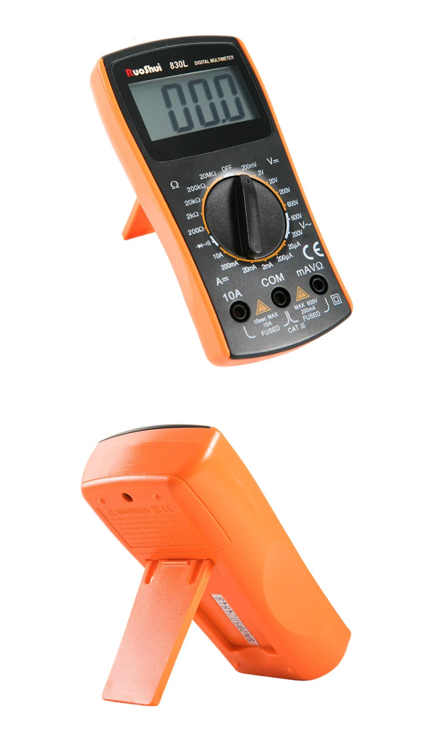 Multimetre,--multimètre numérique Palm VC830L, 2000, comptage manuel ...