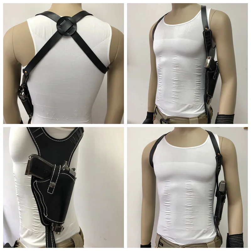 Genuine-Leather-Tactical-Underarm-Shoulder-Holster-Right-Hand-Universal ...