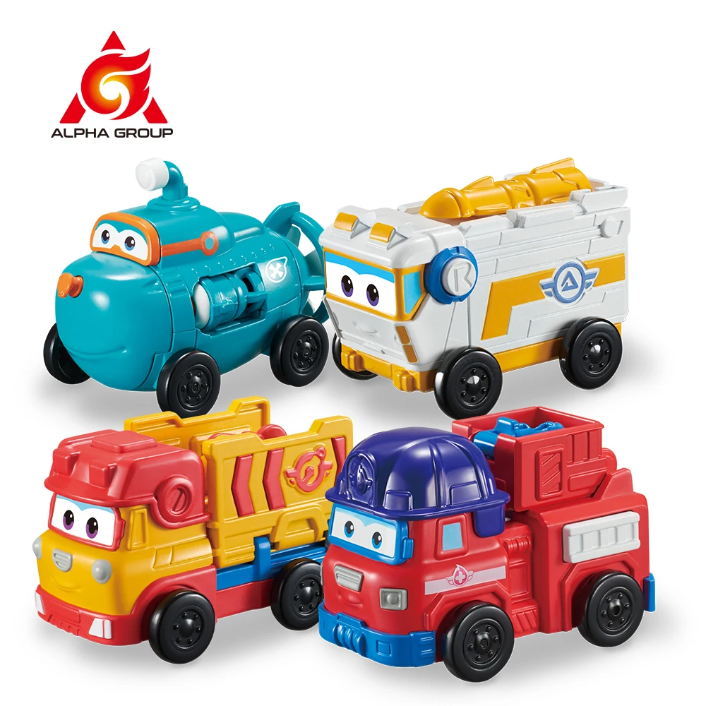 Super-Wings-4-Mini-Team-Vehicles-Action-Figures-Robot-Transforming-Bots ...