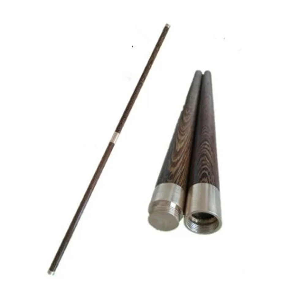 Wenge Hardwood Wushu Sticks Shaolin Sticks 2-section Qigong sticks Tai ...
