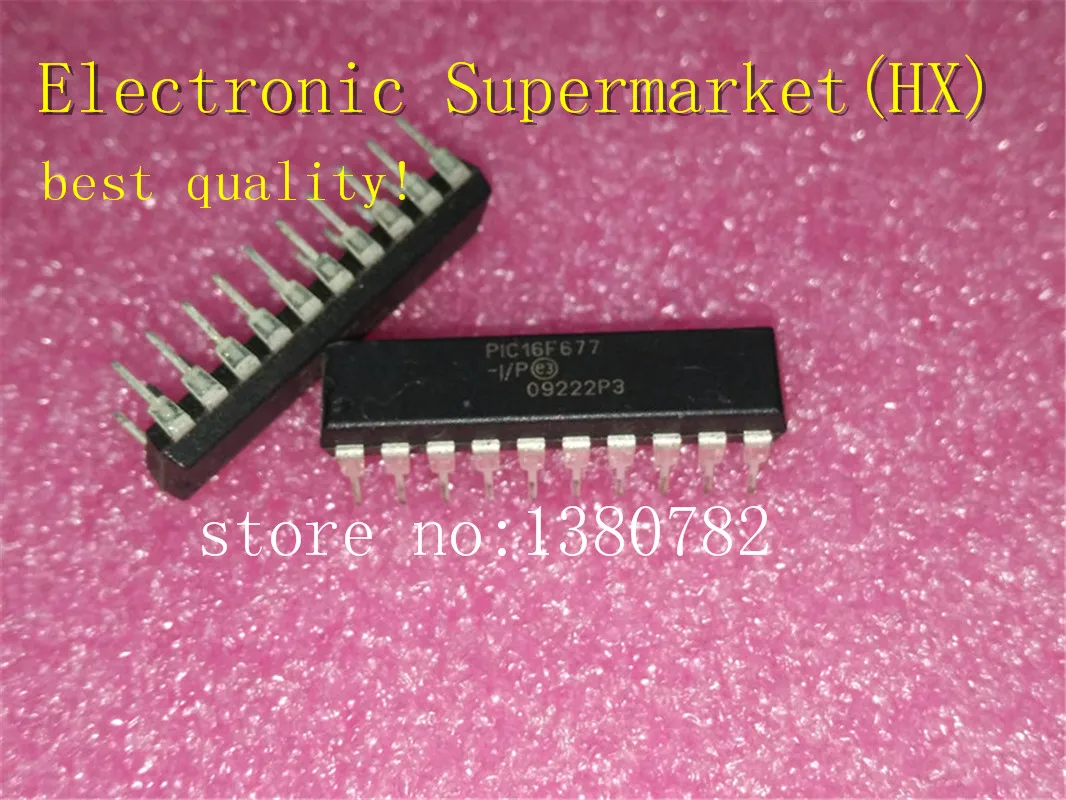 Free Shipping 10pcs/lots PIC16F677 I/P PIC16F677 DIP 20 IC In stock ...