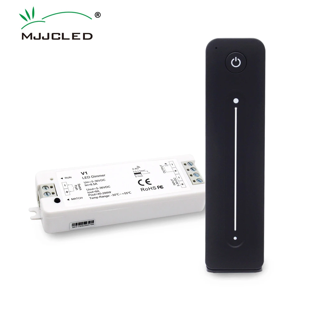 Led Dimmer 12v 5v 24v 36v 8a Pwm Wireless Rf Switch With 2.4g ...